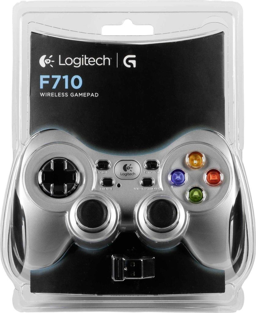Logitech Wireless Gamepad F710 - Game Pad - 10 tlačidiel