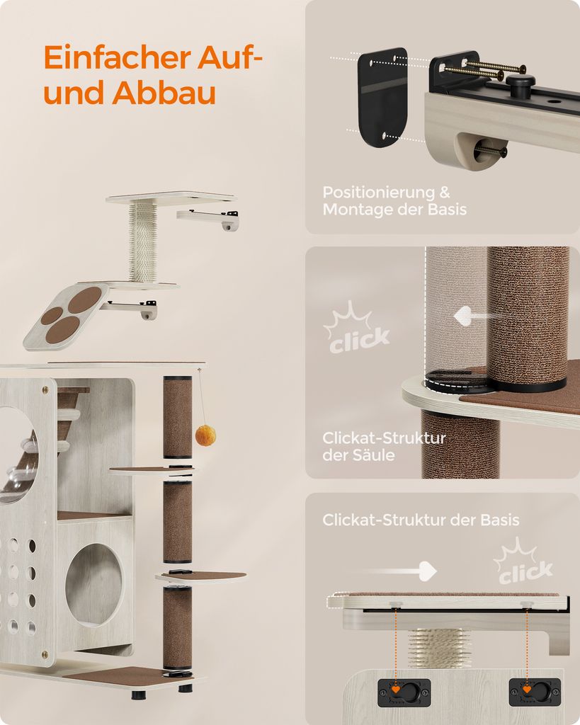 Feandrea Clickat Land Kletterwand Katzen, | Kaufland.de