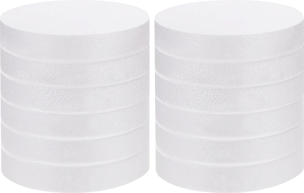 Belle Vous Polystyrol Platte Runde Styrene Platten zum