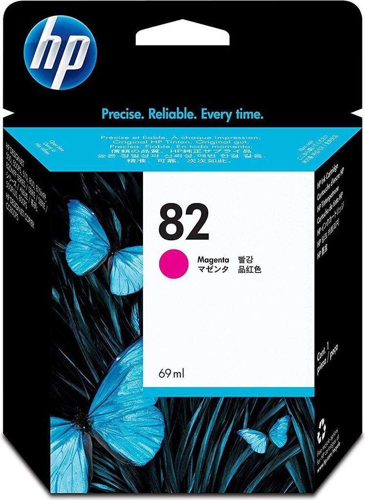 HP 82 Purpurová inkoustová kazeta DesignJet, 69 ml, HP