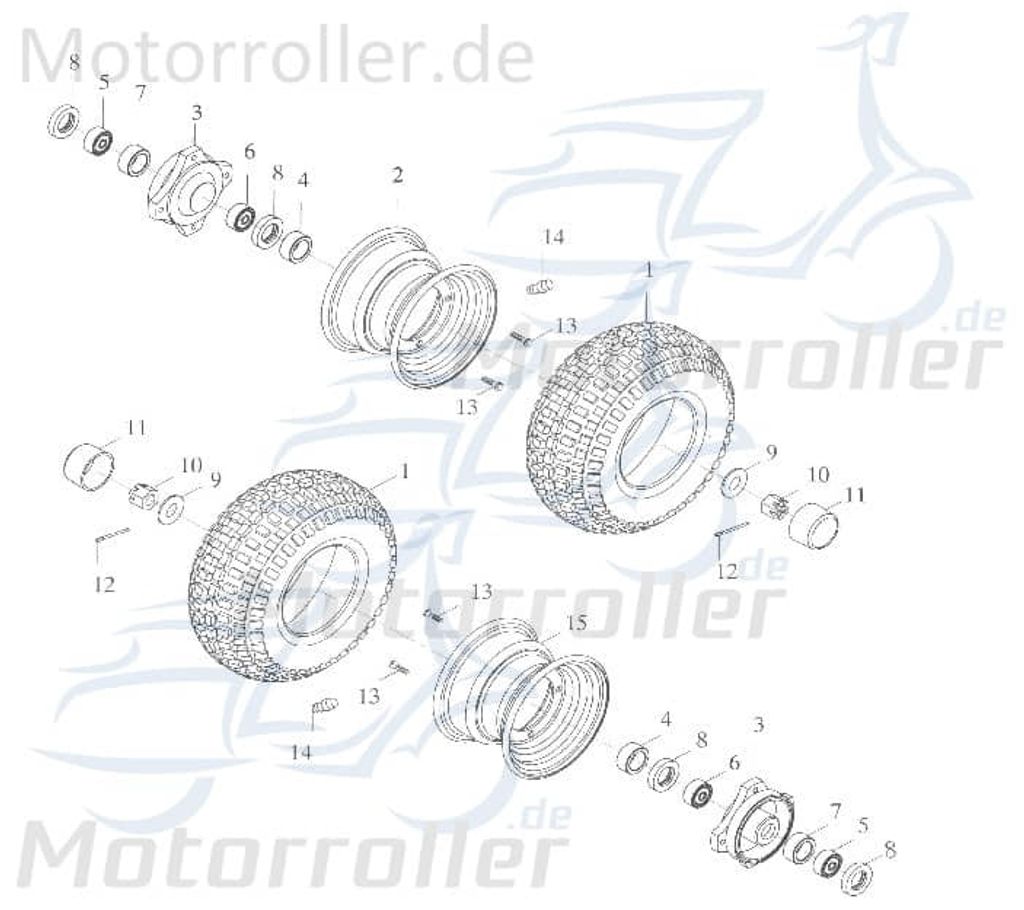 Baotian BT49QT-12F1 Gepäckhaken 125ccm 4Takt | Kaufland.de