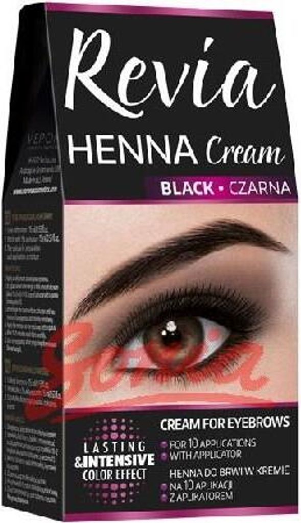 Revia Henna For Eyebrows Cream Black | Kaufland.de