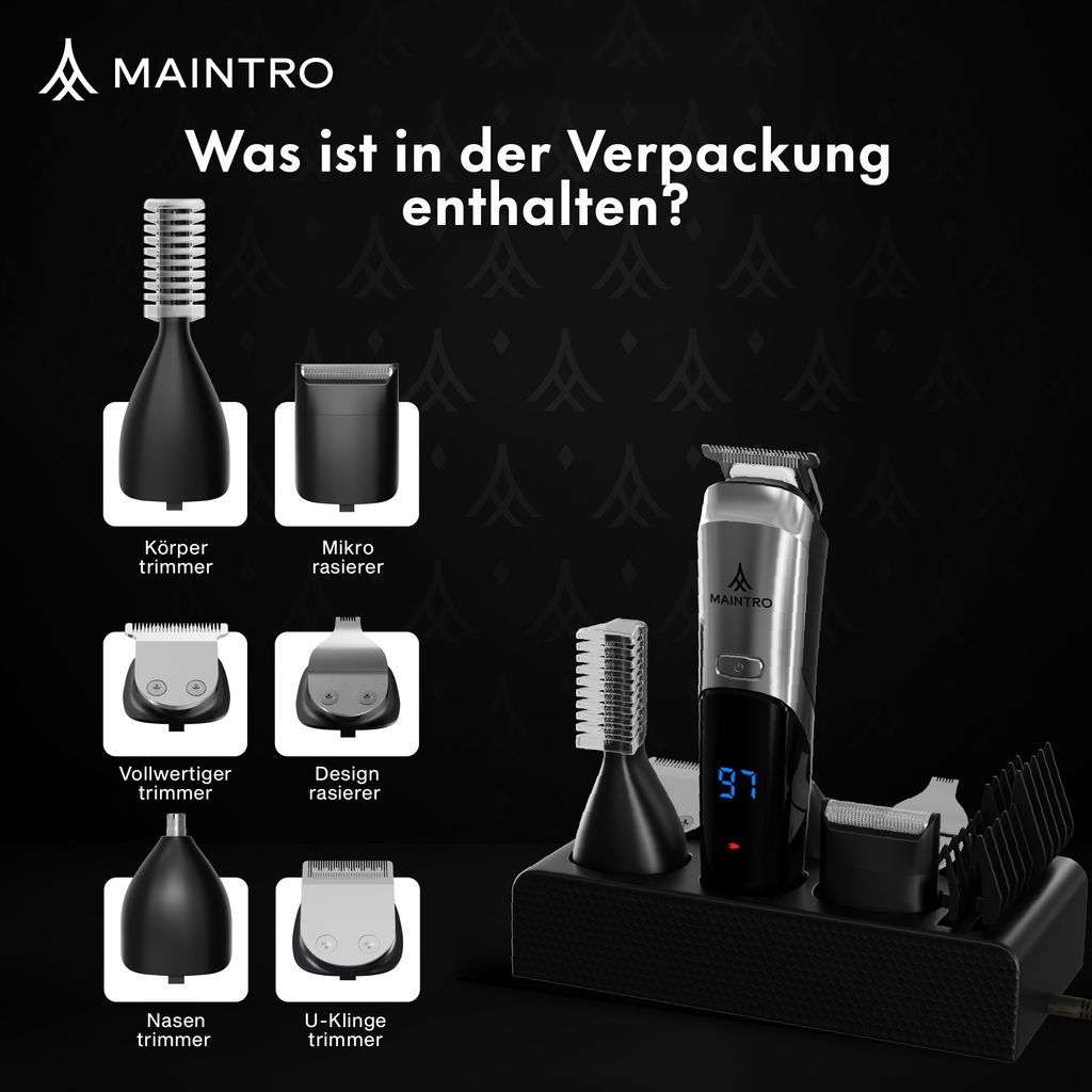 Maintro 6-in-1 Barttrimmer Männer - | Kaufland.de