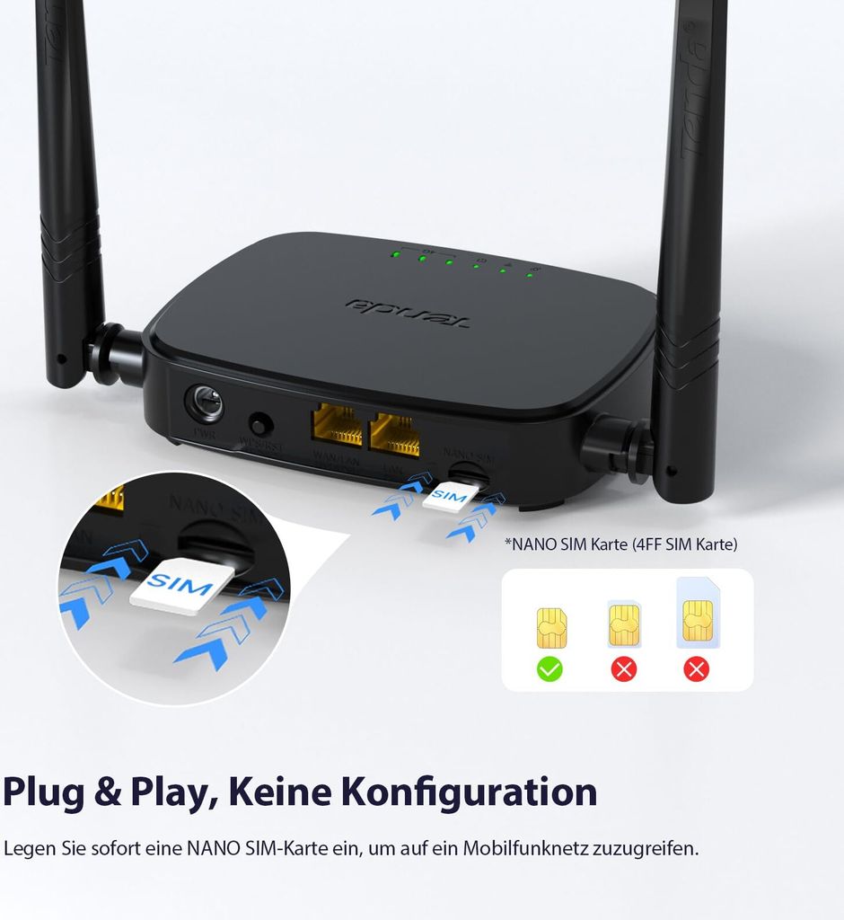 Tenda 4G03 Pro 4G LTE Router, WLAN router pro | Kaufland.cz