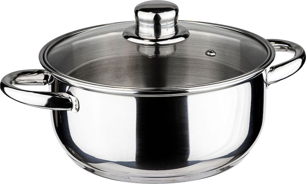 7-tlg. Edelstahl Kochtopf-Set mit Glasdeckel | Kaufland.de