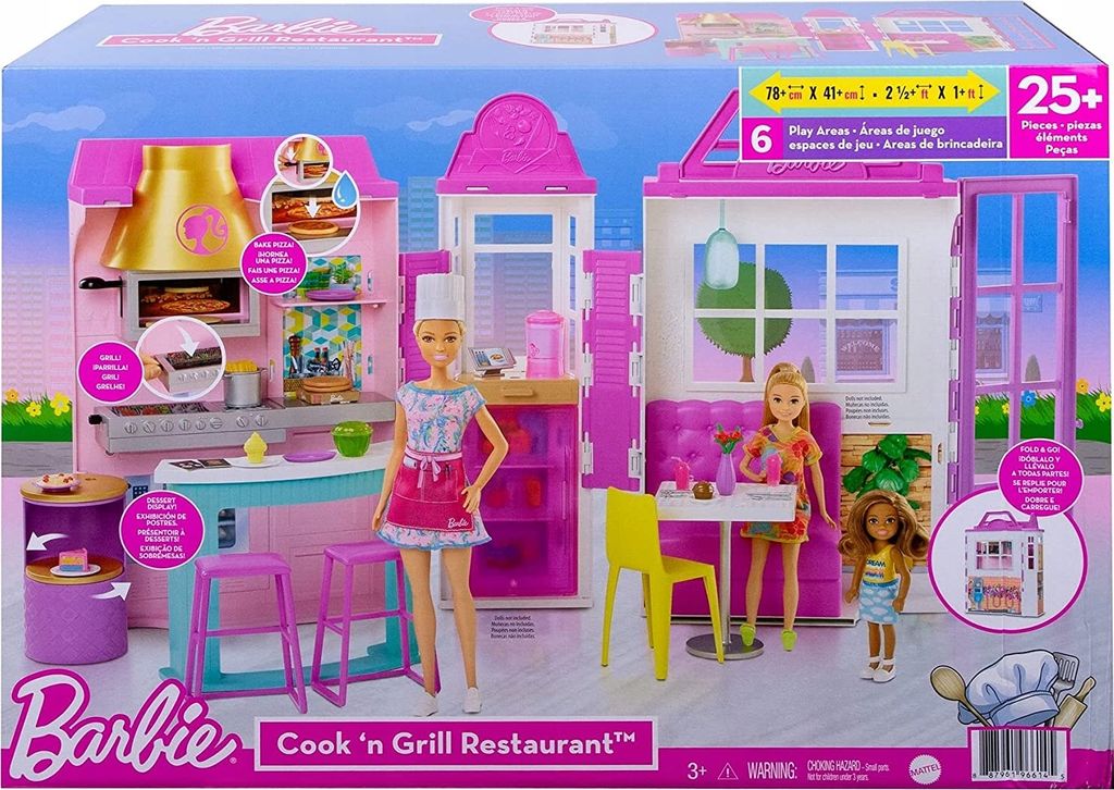 Mattel Barbie Reštaurácia herný set Domčeky pre bábiky