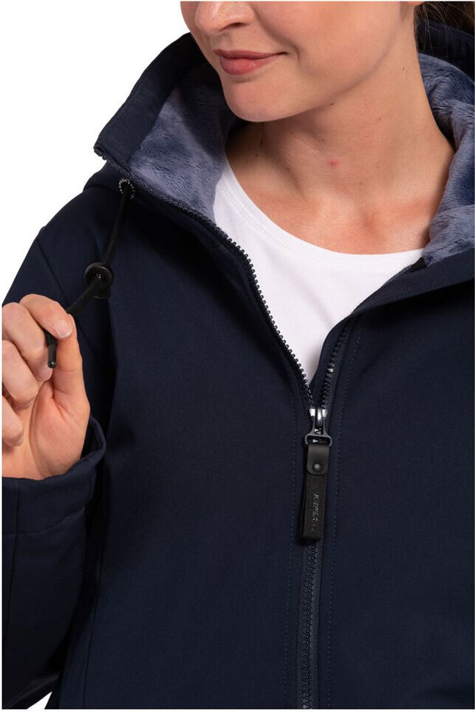 ICEPEAK AGARAM Mantel Jacke Winterjacke Damen DUNKEL BLAU