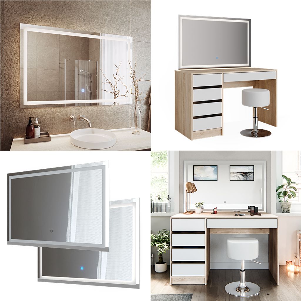 Kúpeľňové zrkadlo Vicco Viola, 110 x 70 cm s | Kaufland.sk