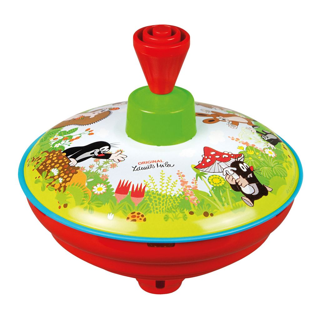 LENA Brummkreisel Der kleine Maulwurf Motiv 13cm Kreisel