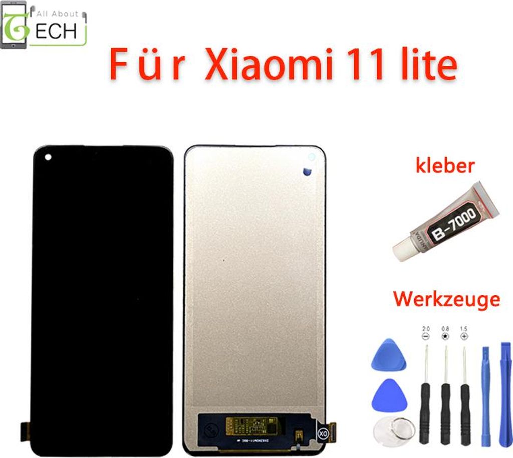 Für Xiaomi Mi 11 Lite 5G M2101K9AG LCD Display Bildschirm