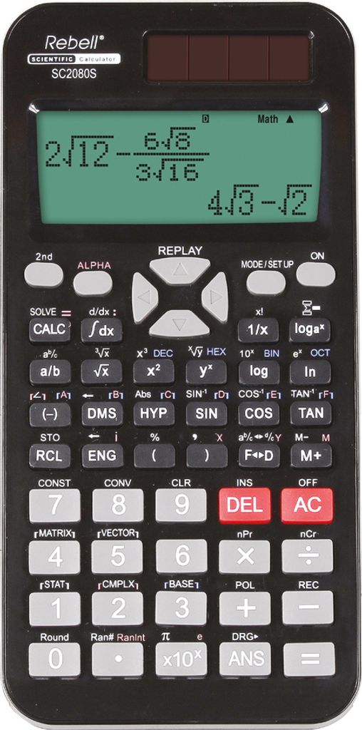 Rebell Wissenschaftlicher Schulrechner SC2080S schwarz