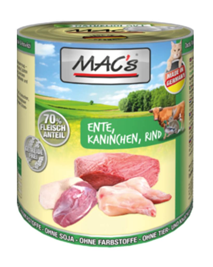 MAC's Cat Katzenfutter Ente Kaninchen Rind | Kaufland.de