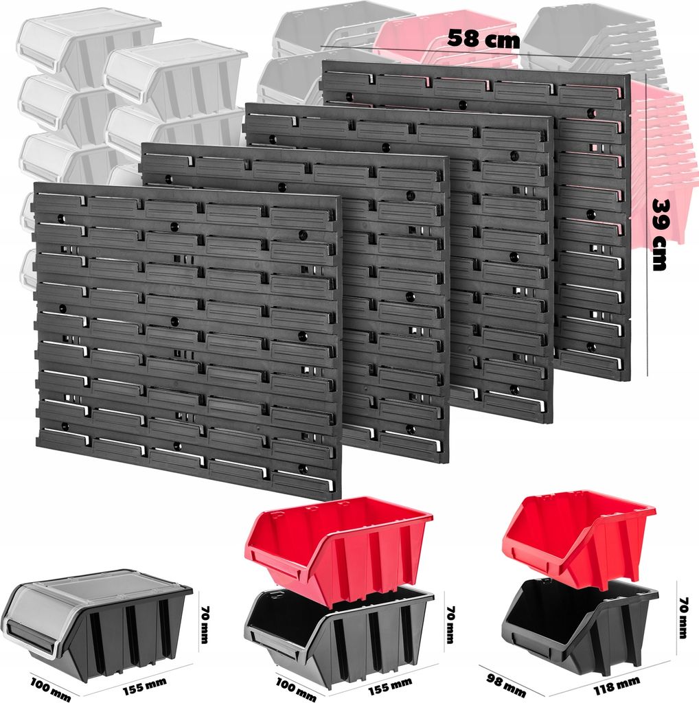 Dielenské nástenné regály KADAX, 116x78cm | Kaufland.sk