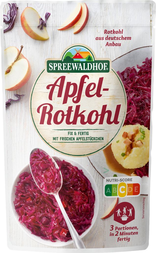 Spreewaldhof Apfel-Rotkohl Fix und Fertig mit | Kaufland.de