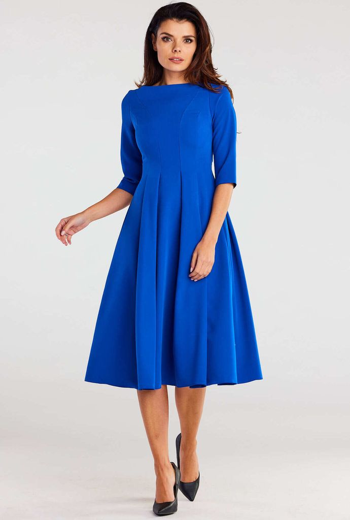 Awama Kleid Colly blau M Abendkleider
