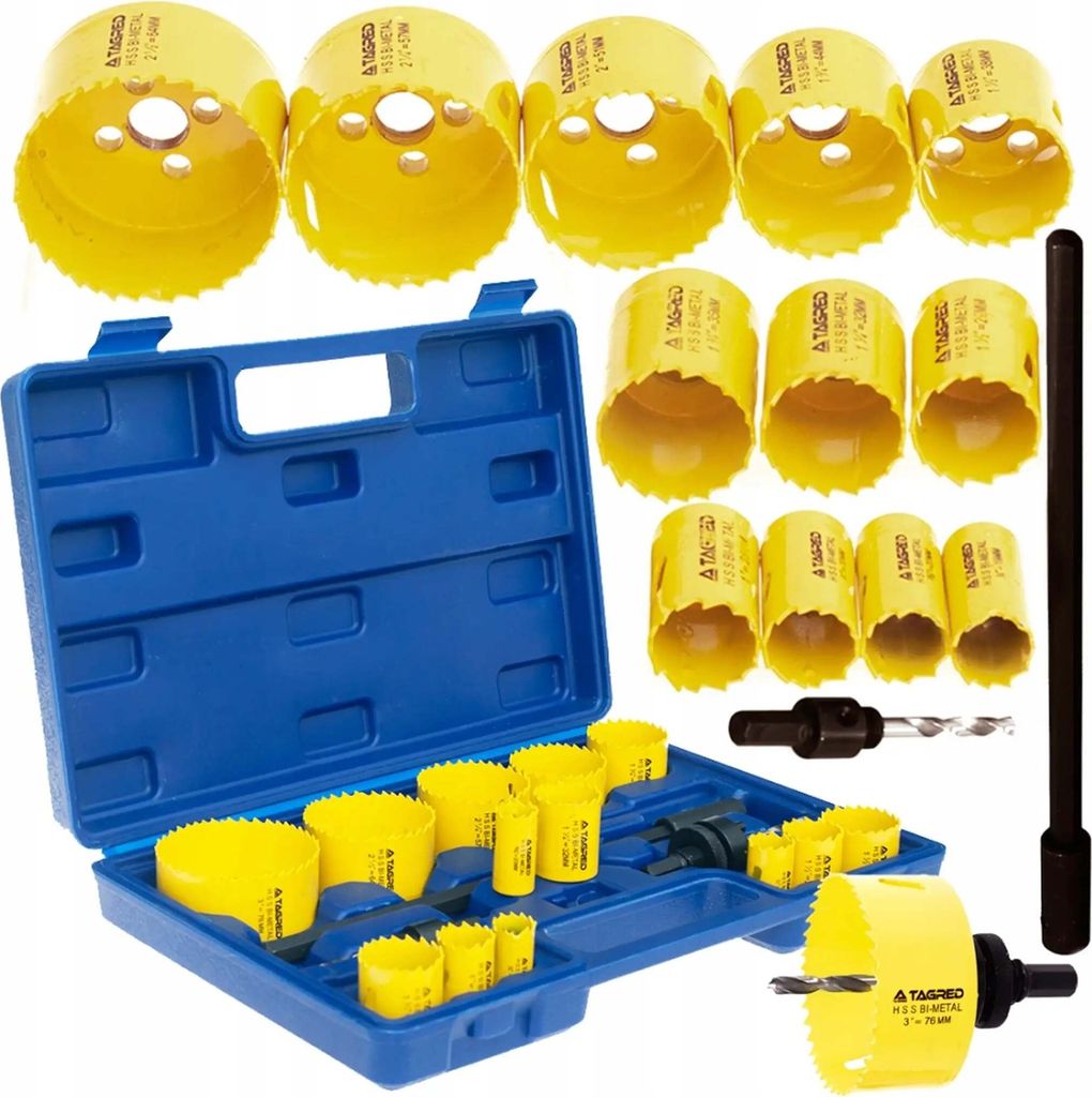 Lochsäge 17 tlg Set Dosenbohrer Bohrkrone | Kaufland.de