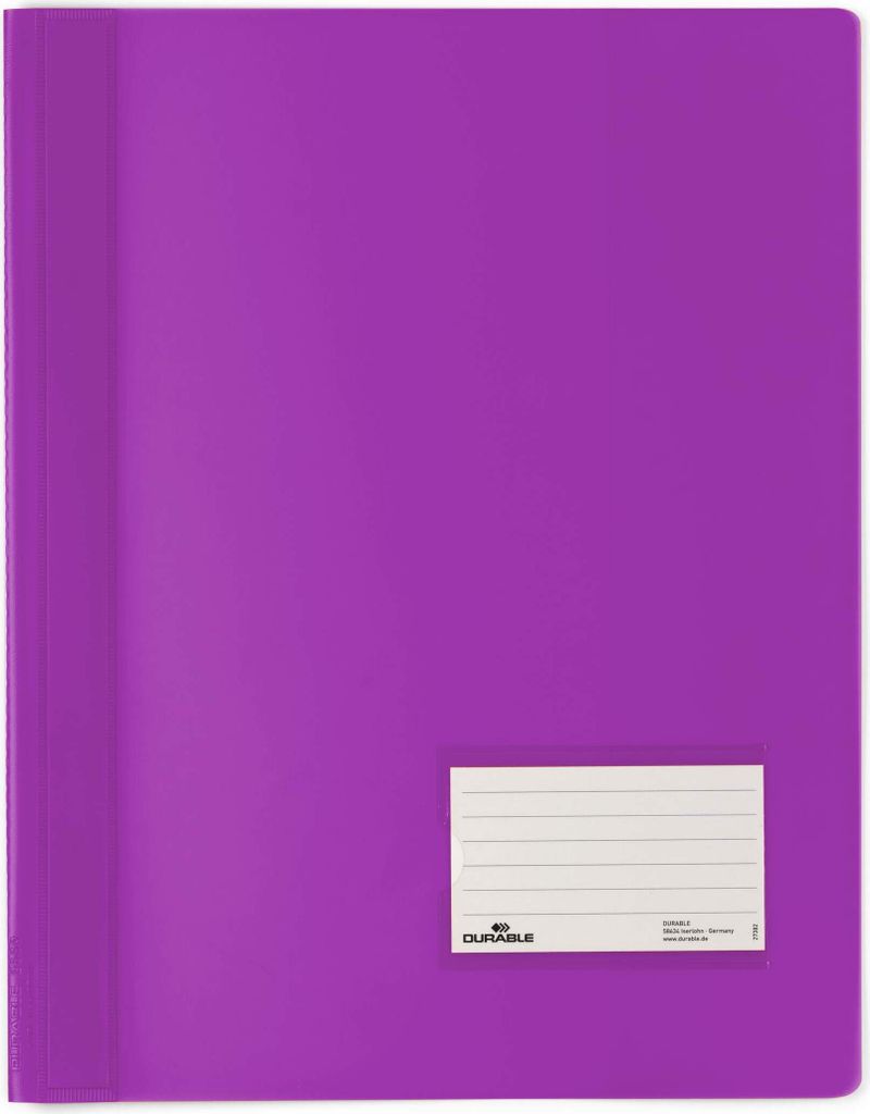 DURABLE Schnellhefter DURALUX® A4+ transluzent, 268012 lila