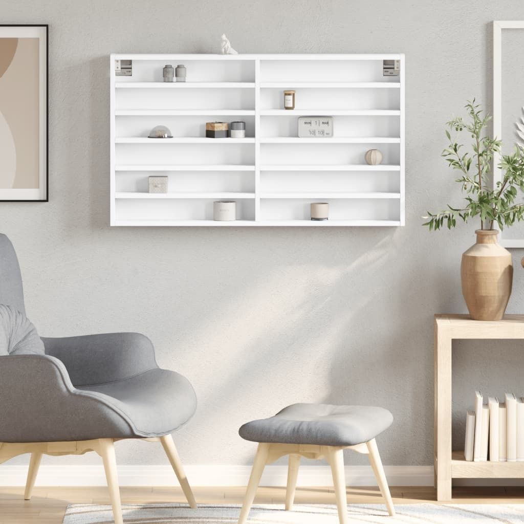 vidaXL Vitrinenschrank Weiß 100x8,5x58 cm | Kaufland.de