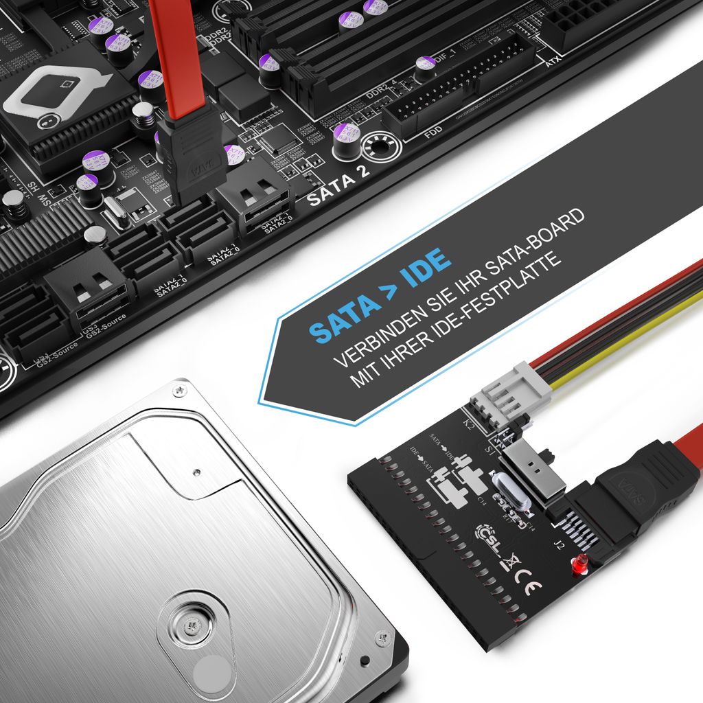 CSL - IDE zu SATA SATA zu IDE Adapter | Kaufland.de