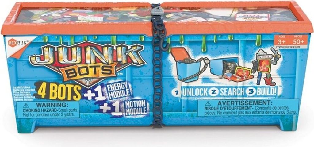 HEXBUG JUNKBOTS Alley Container L Jeux de découverte