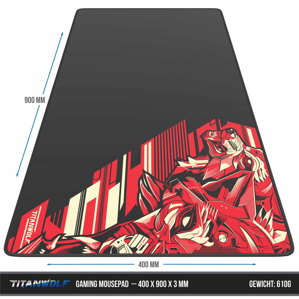 Titanwolf Gaming Mauspad XXL, 900 x 400 x 3 | Kaufland.de