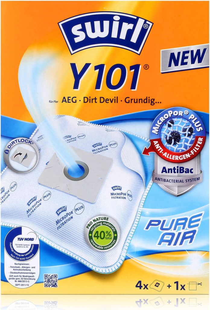 vírivé vrecko Y 101 s filtrom MicroporPlus 4 | Kaufland.sk