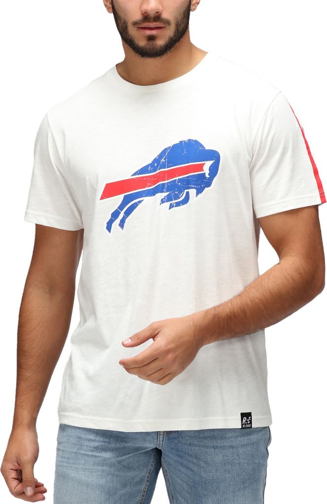 Re:Covered Shirt - NFL Buffalo Bills ecru weiß - L T-Shirts