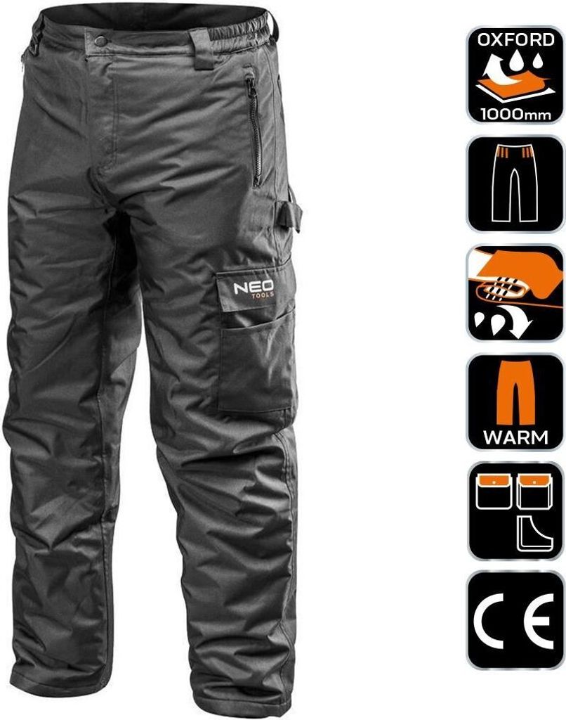 Pánske pracovné zateplené nohavice Oxford, | Kaufland.sk