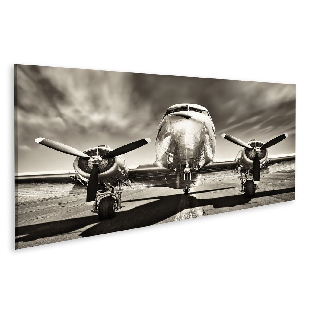 Bild auf Leinwand Retro Flugzeug Wandbild | Kaufland.de