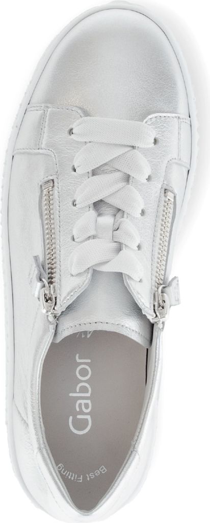 Gabor Shoes Sneaker - Silber Metallic Leder : | Kaufland.de