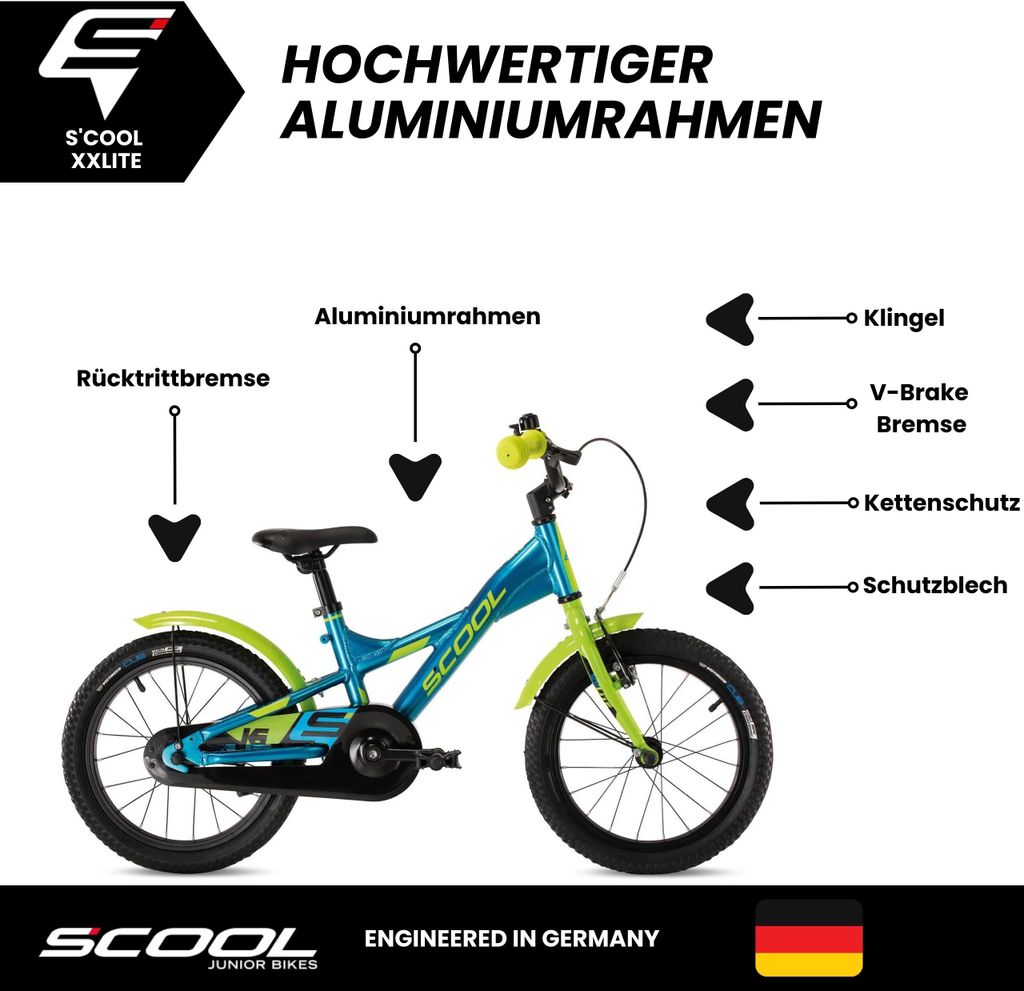 S'COOL XXlite Kinderfahrrad | 16 Zoll Fahrrad | Kaufland.de