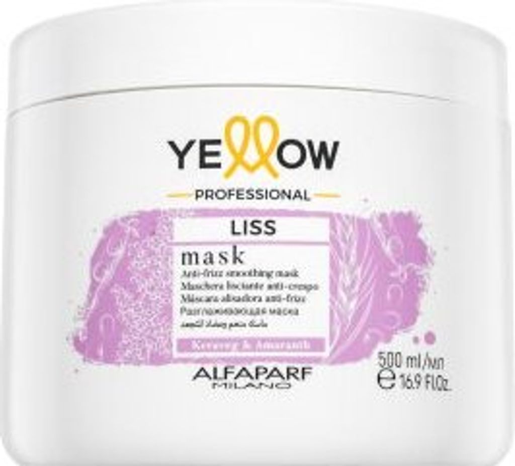 Alfaparf Milano Yellow Liss Mask Haarmaske für glatte,