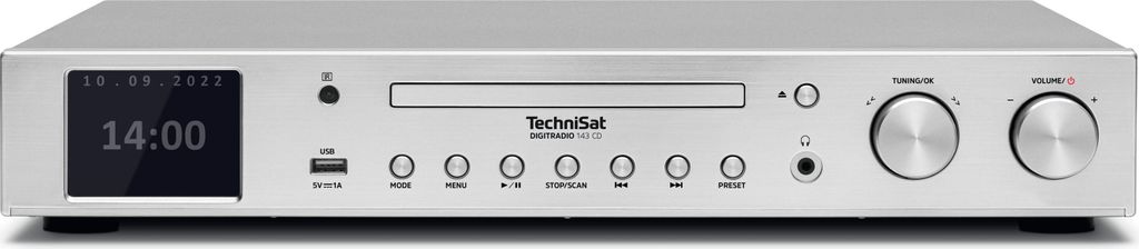 TechniSat DIGITRADIO 143 CD (V3) | DAB+, Internetradio, CD