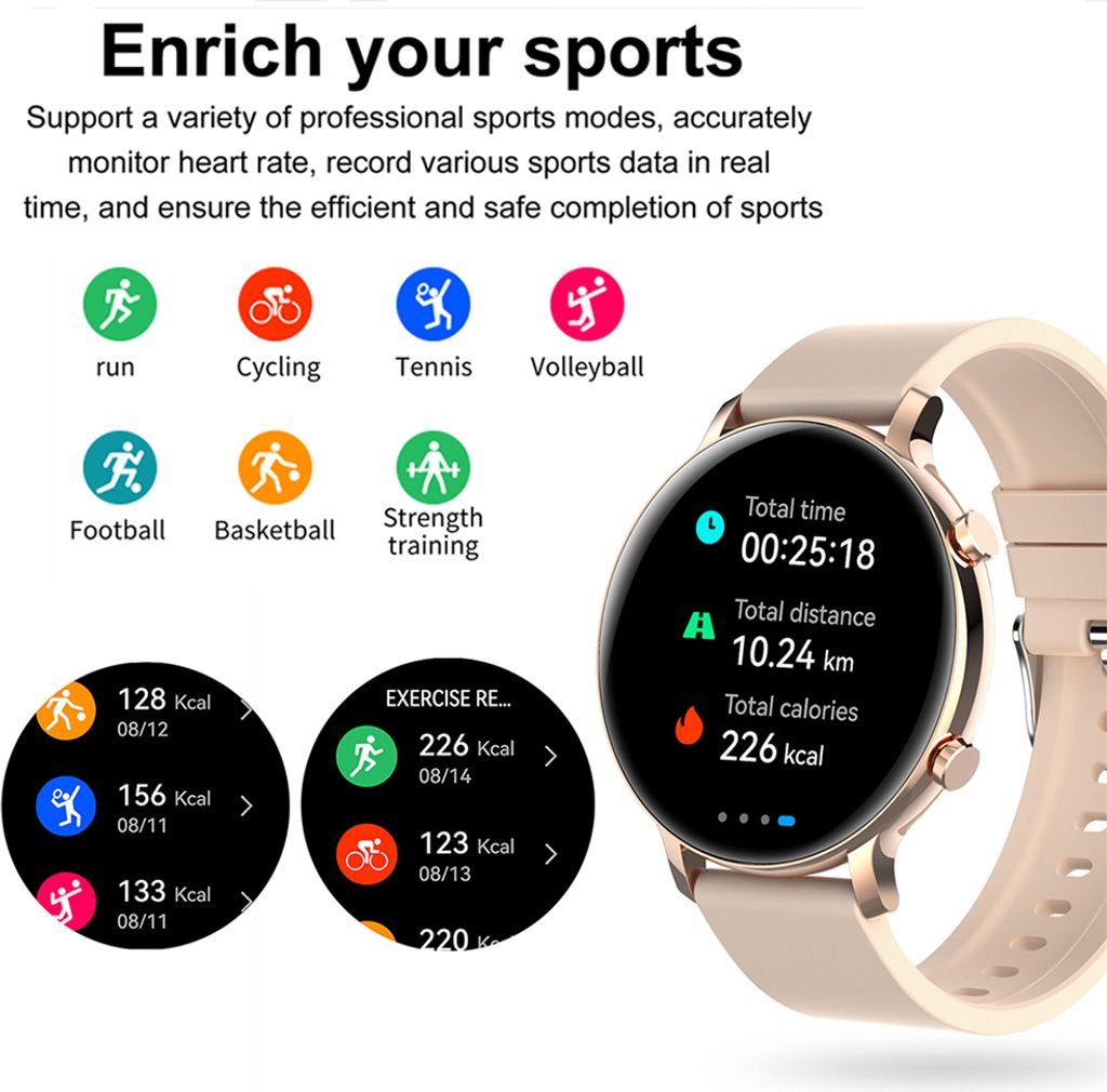 HW36 Smartwatch, Sportuhr, Bluetooth 5.0, | Kaufland.de