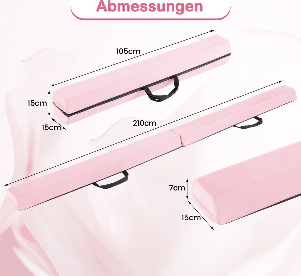 COSTWAY 210 cm skládací kladina, gymnastická | Kaufland.cz