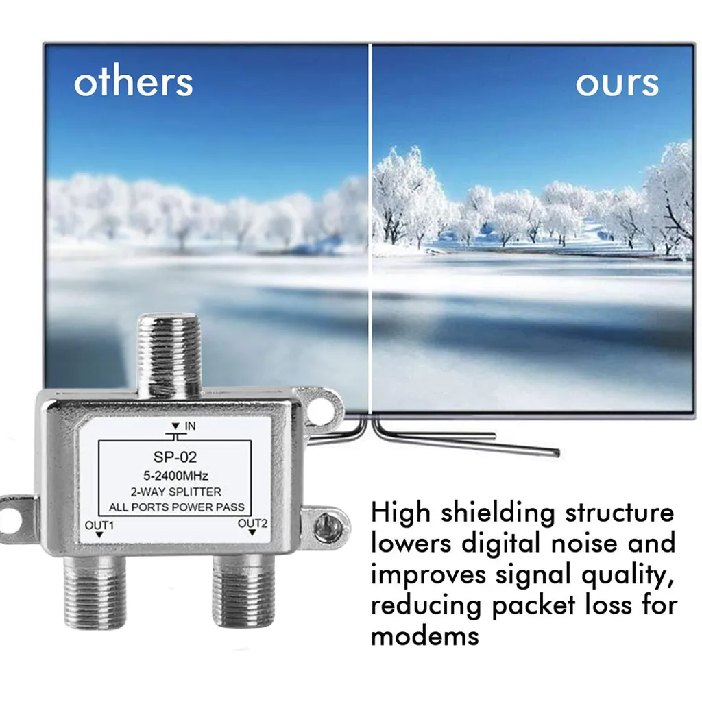 Verteiler - 2-Fach Splitter - voll geschirmt | Kaufland.de