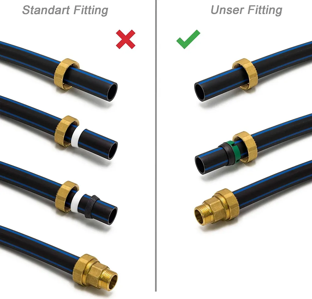 PE Rohr Verschraubung MESSING Fitting | Kaufland.de