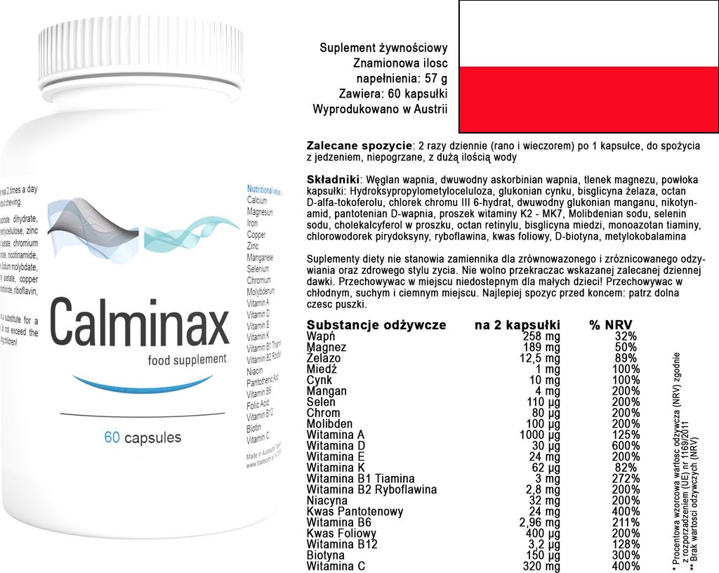 Calminax Forte - 120 Kapseln (2 x 60 Kapseln) | Kaufland.de