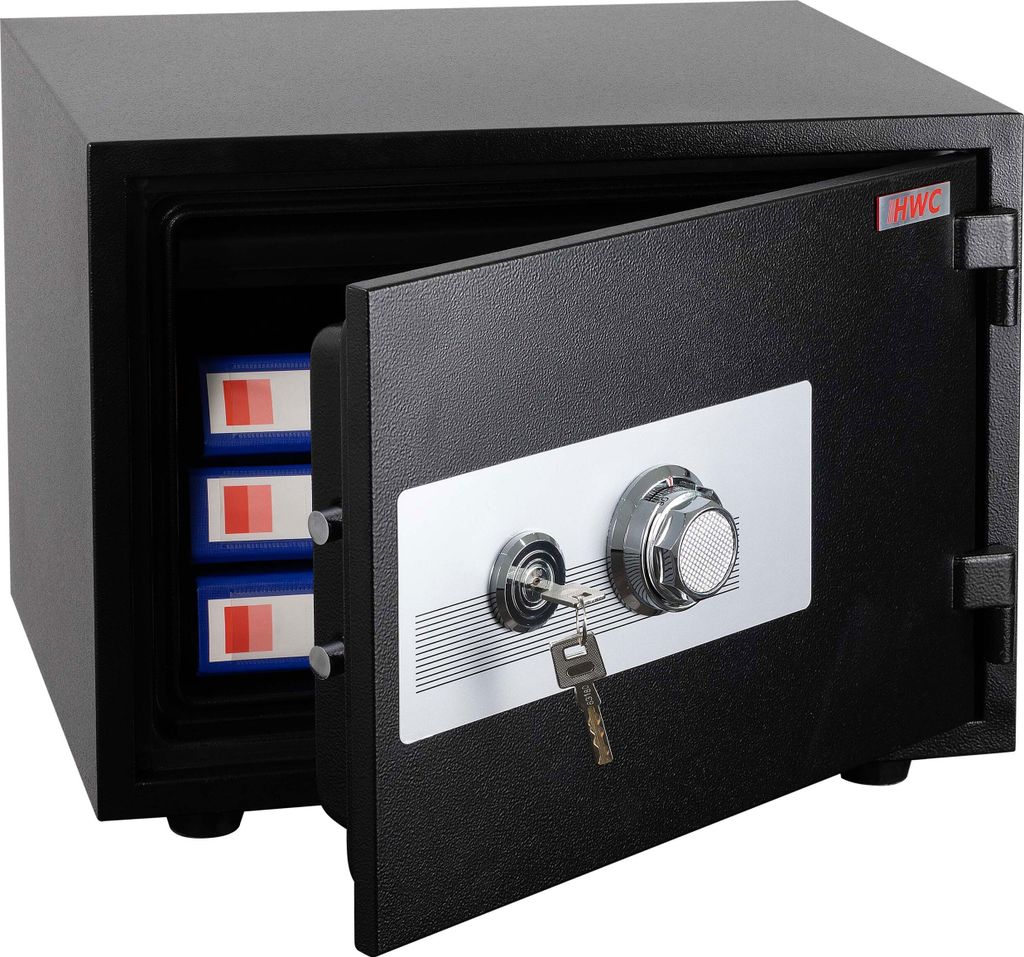 Tresor HWC-L48 feuerfest 60min Safe 44kg 19L schwarz
