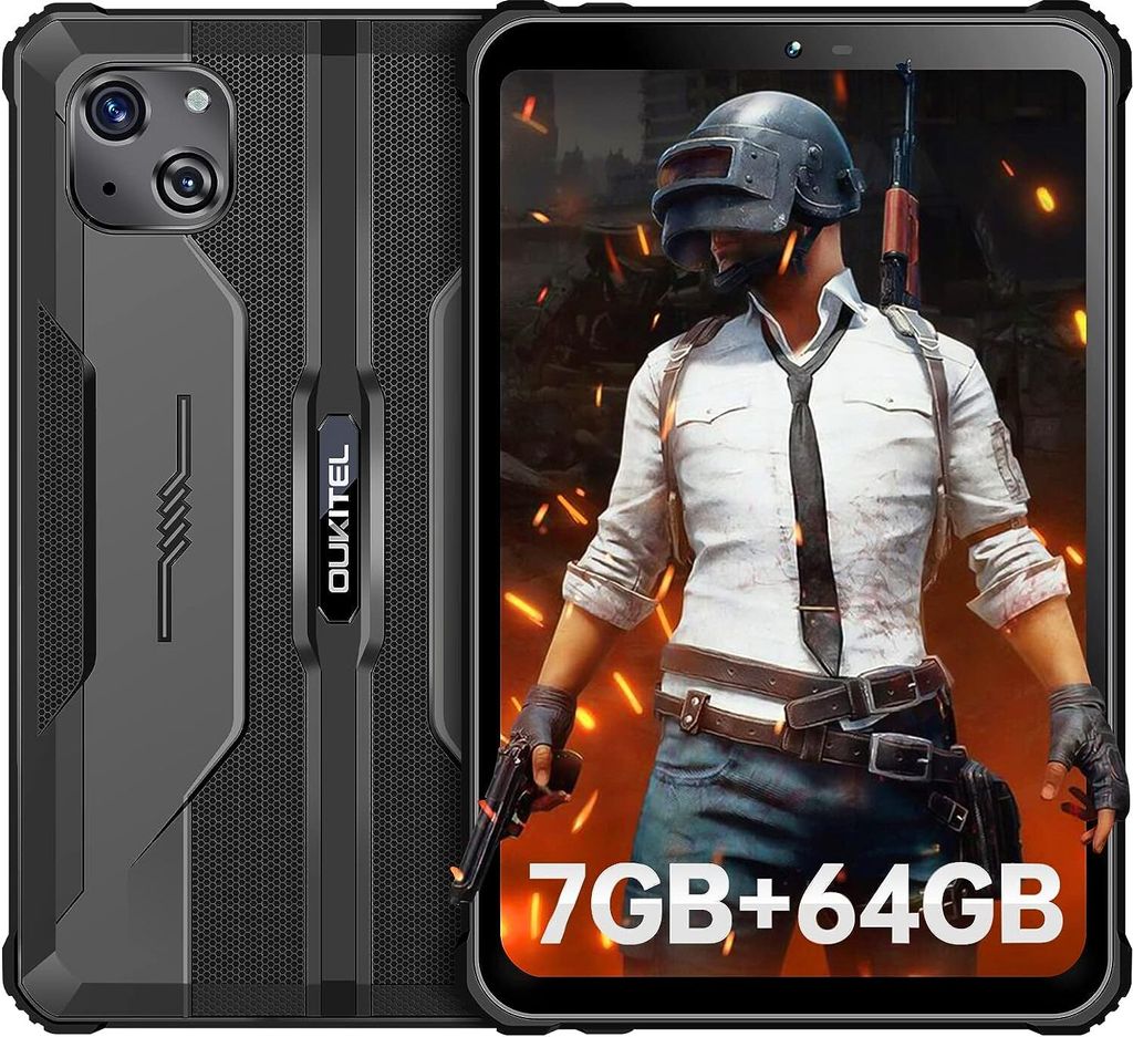 OUKITEL RT3 Tablet 8 Zoll - Android 12 Outdoor Tablet