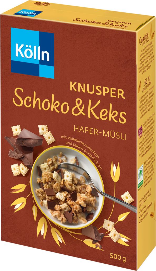 Kölln Müsli Knusper Schoko & Keks 500 g Müslis