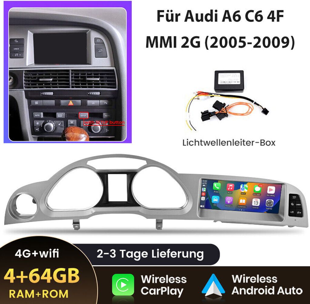 Für Audi A6 C6 4F MMI 2G 2005-2011 8.8" | Kaufland.de