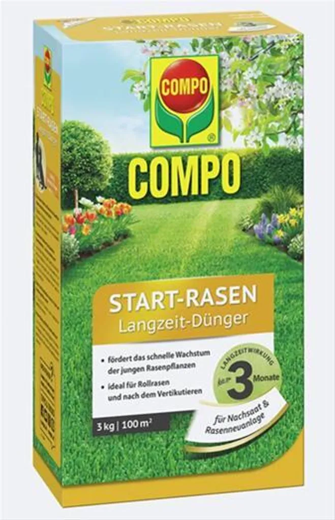 COMPO Start-Rasen Langzeit-Dünger - 3 kg für | Kaufland.de