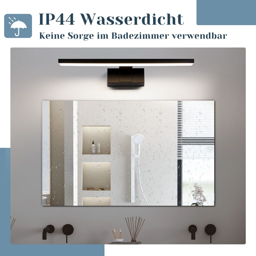 ZMH LED Spiegelleuchte Bad 60CM 12W | Kaufland.de