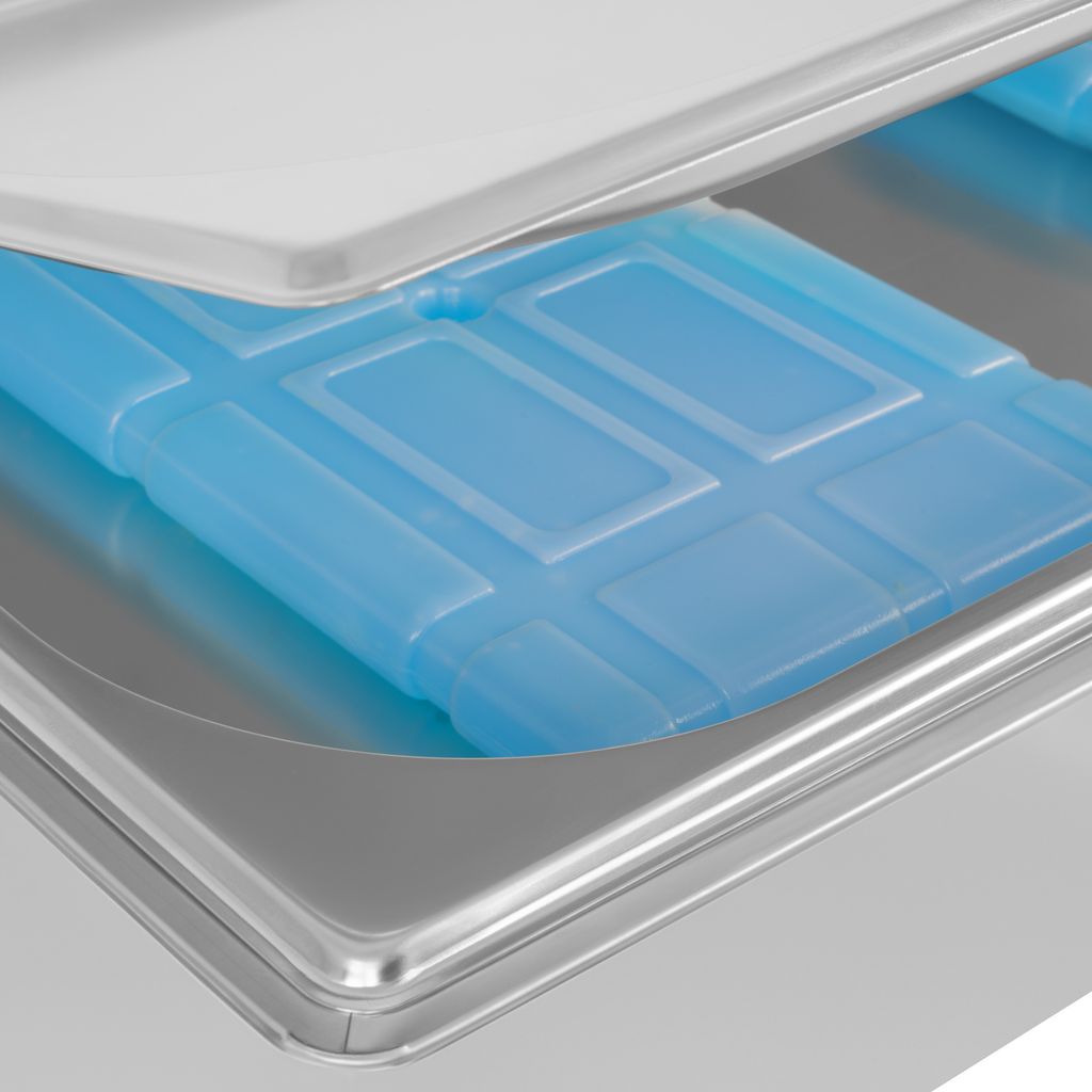 Gbonklong Ice Food Serving Display Tray, Buffet Cold Serving Cooler ...