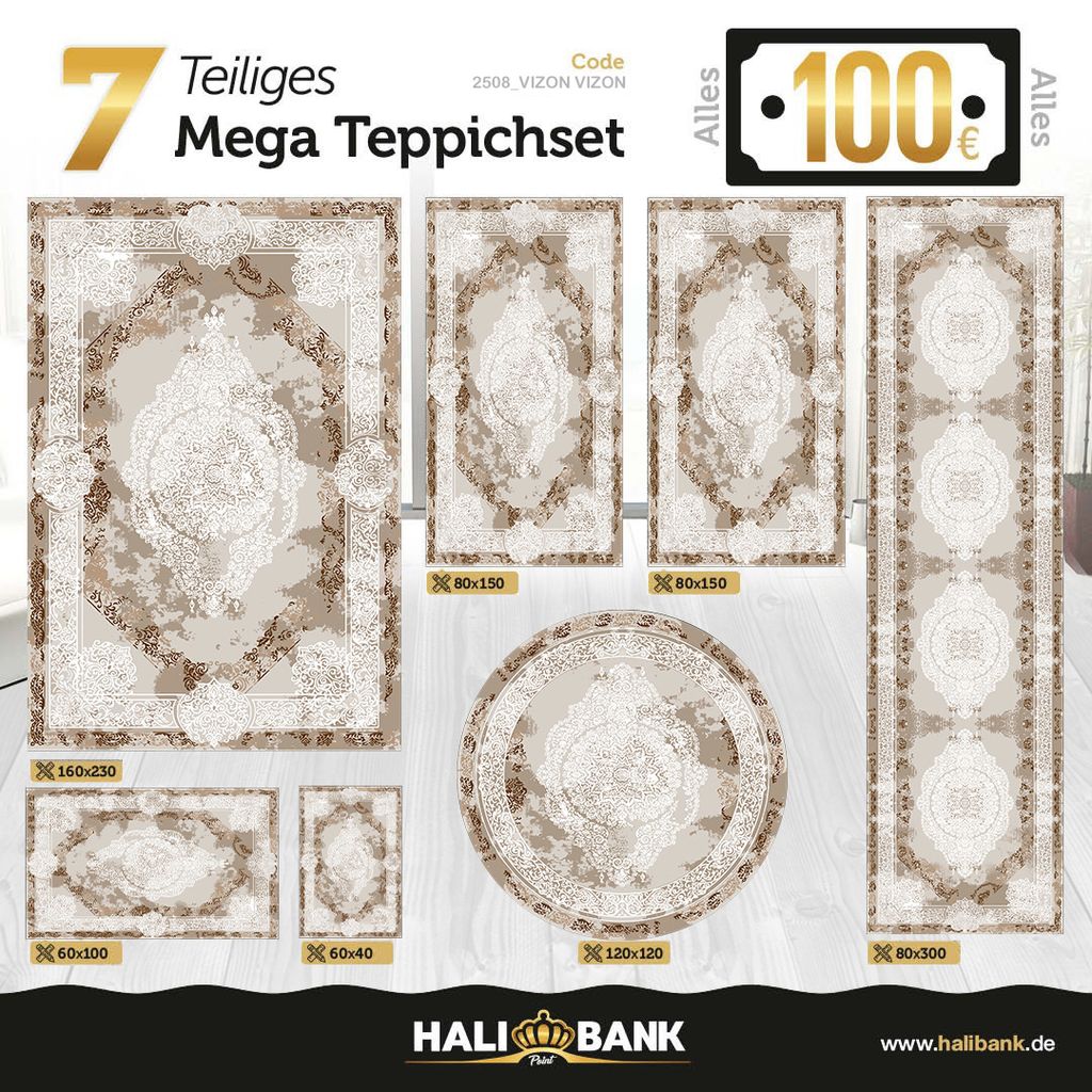 Waschbare Teppiche 9 teilig Set verschiedene | Kaufland.de