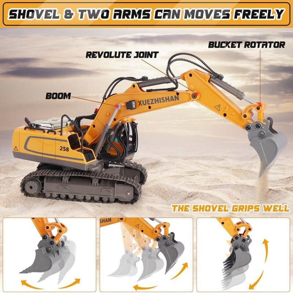 Ferngesteuerter Bagger Spielzeug, RC Bagger | Kaufland.de