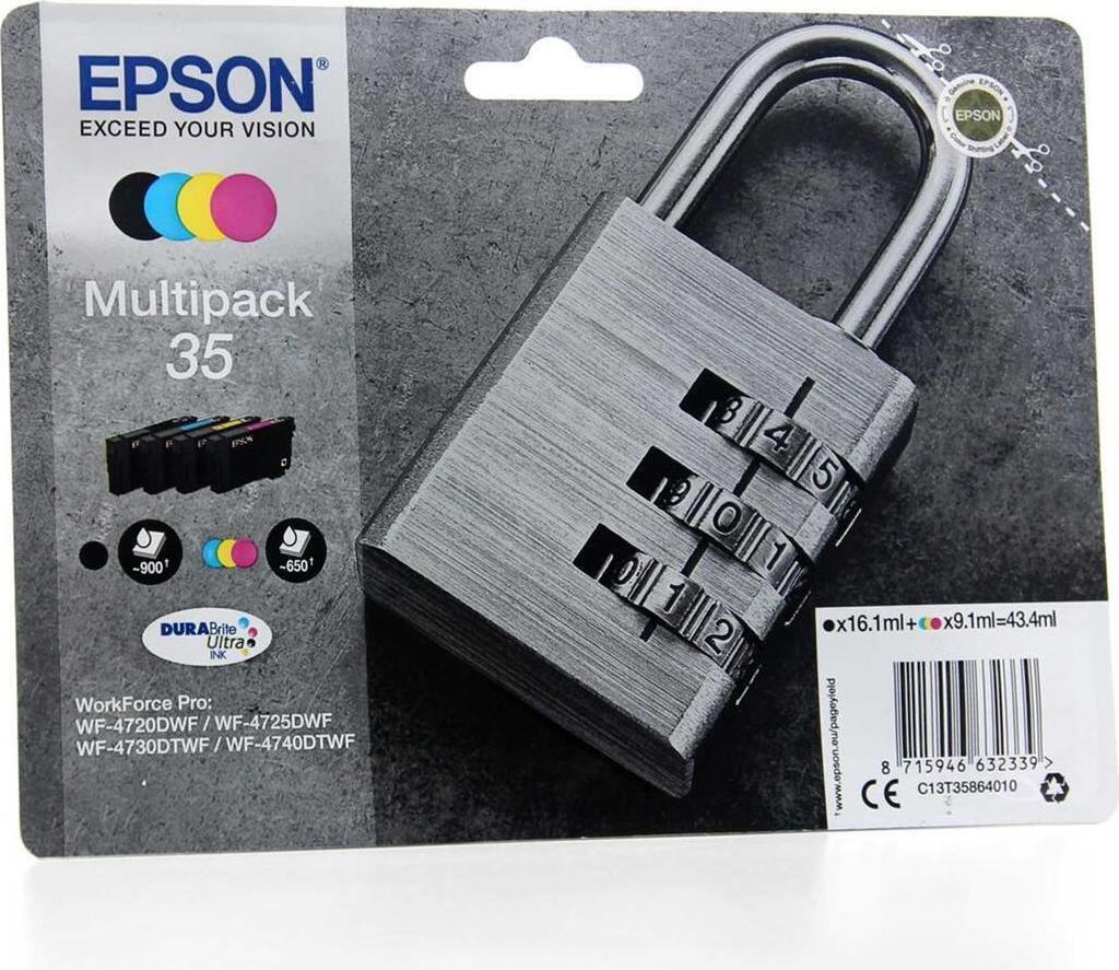 Epson Padlock Multipack 4-colours 35 | Kaufland.cz