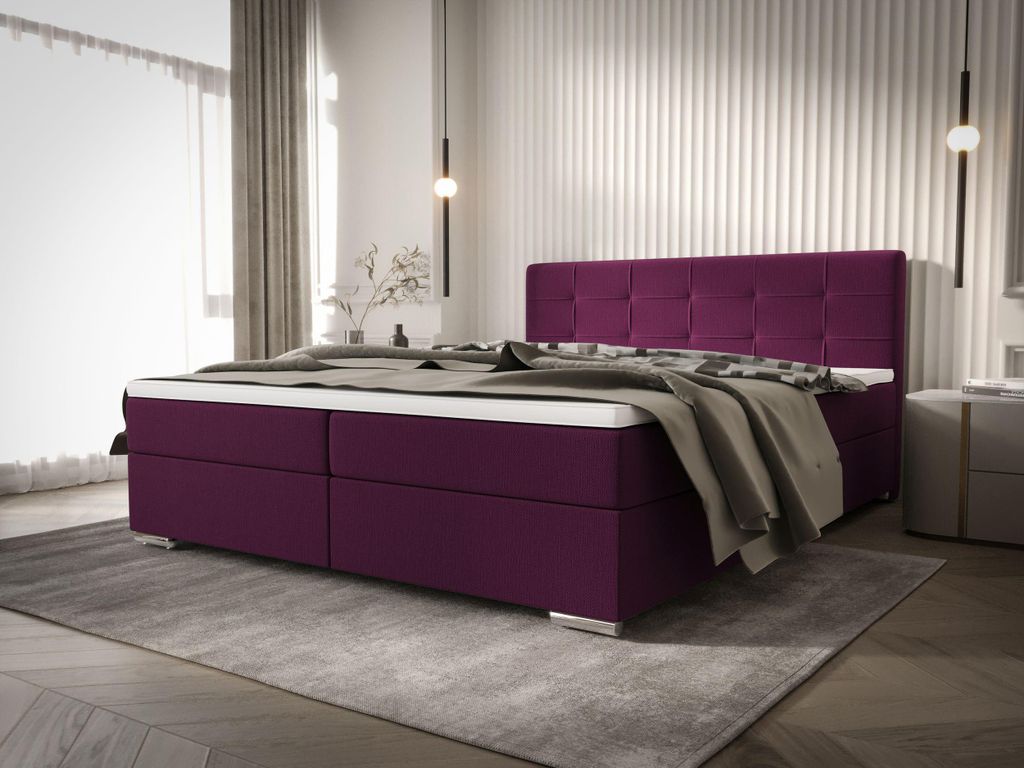 BEDANTE Boxspring posteľ ZILANO 1 160x200 Cosmic 110 Posteľ