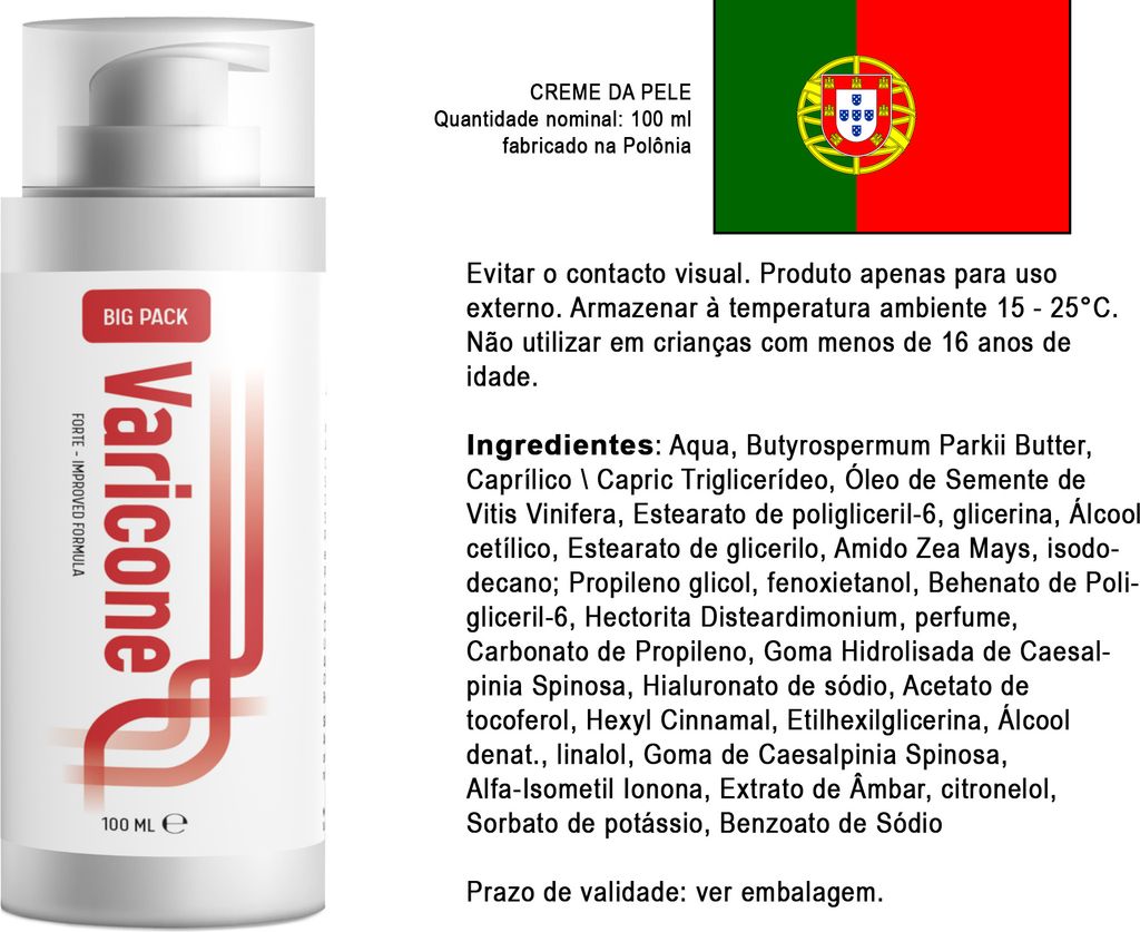Varicone Forte - 100 ml Feuchtigkeitscremes | Kaufland.de